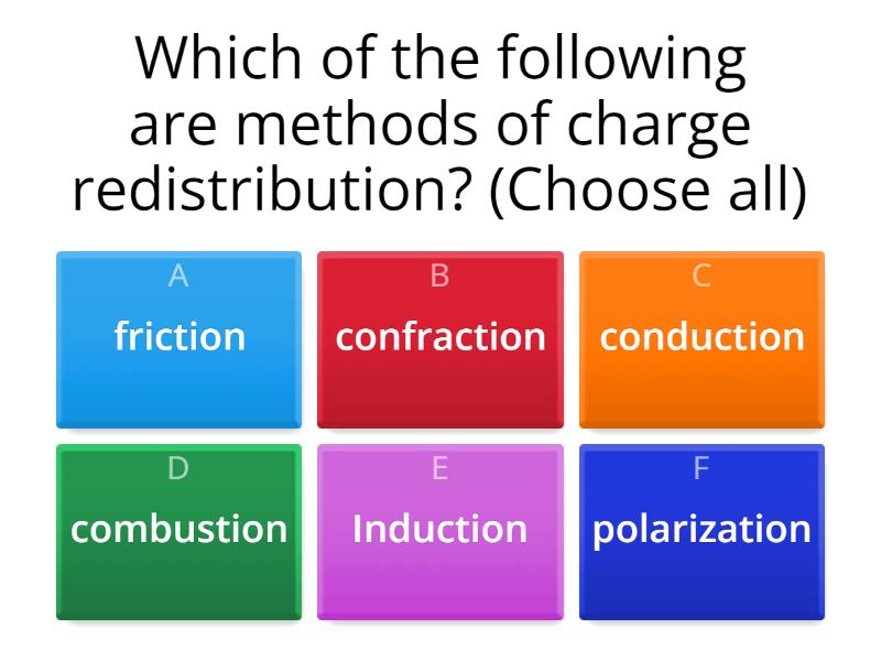 Static Electricity - Quiz