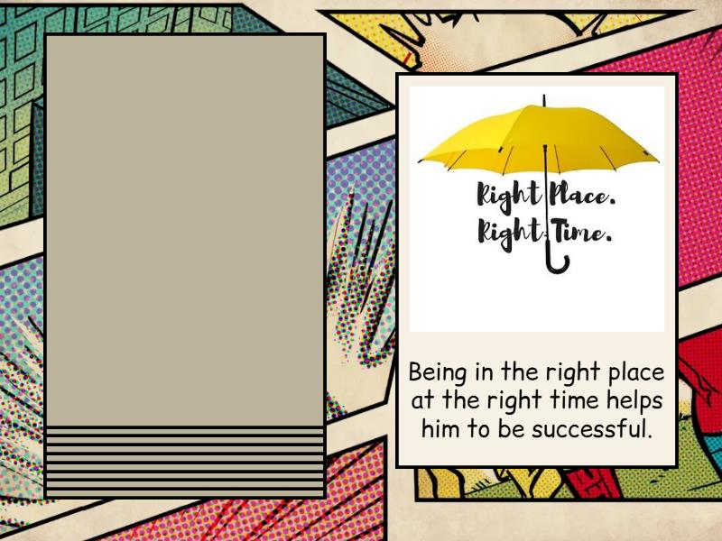 An interview with a film star - Speaking cards