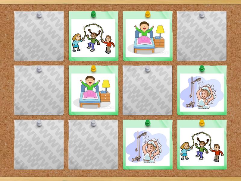 DAILY ROUTINES 1 - Matching pairs
