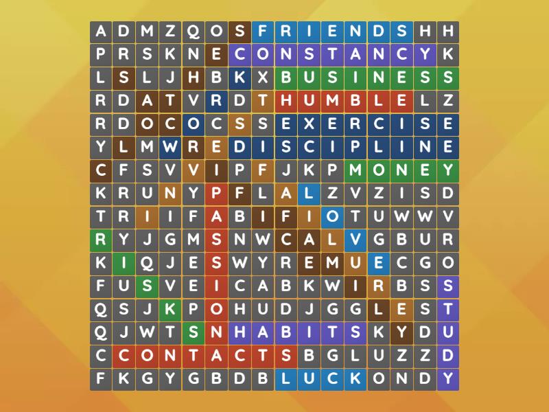 Success - Wordsearch