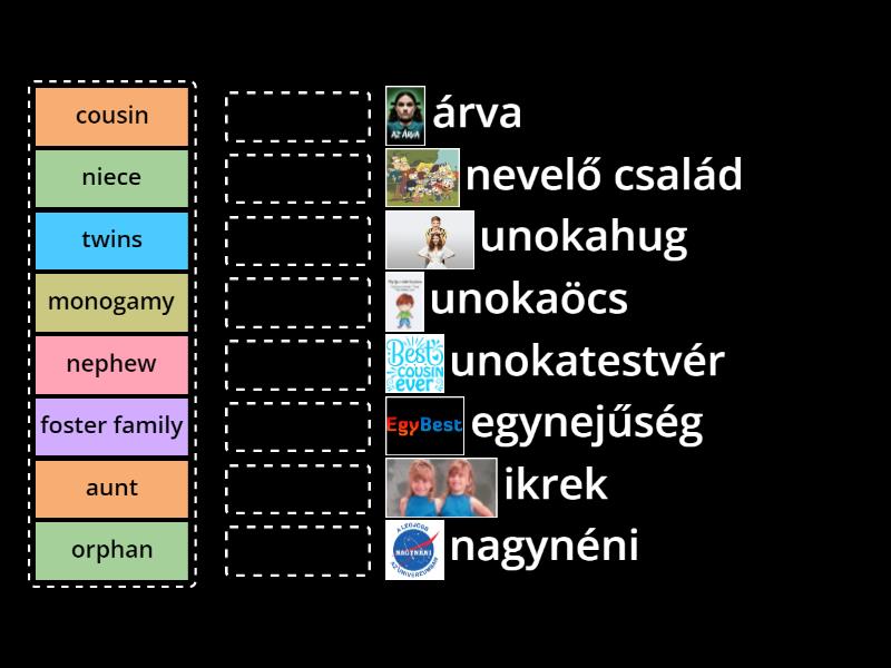 Angol 10 Family - Match up