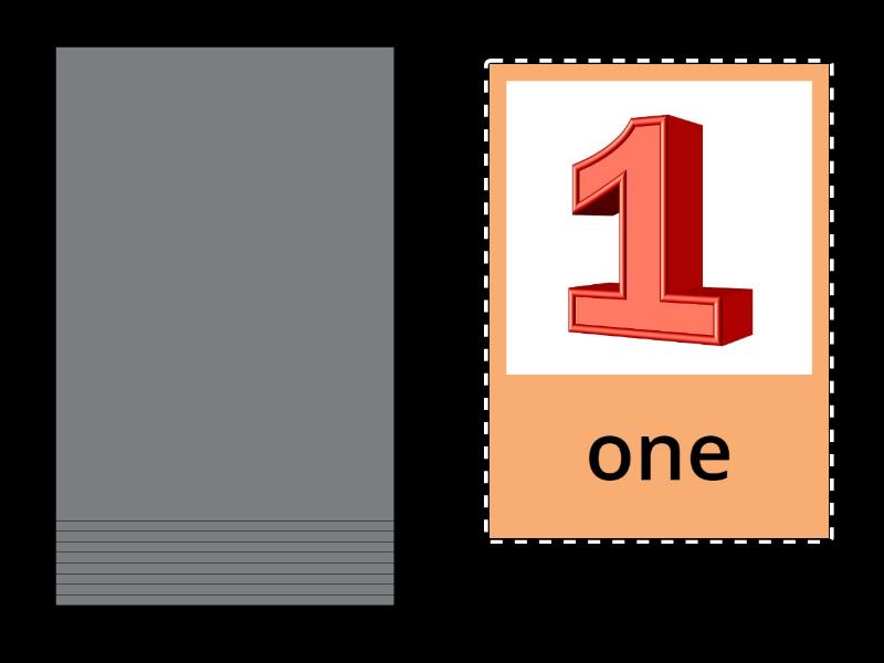 KB1 numbers 1-10 - Speaking cards