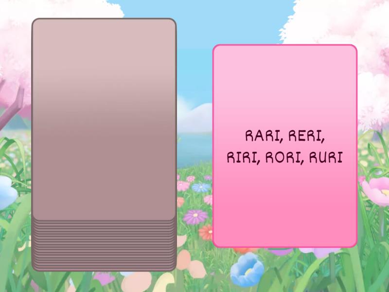 Repetecos da Maria Borba (R vibrante) - Speaking cards