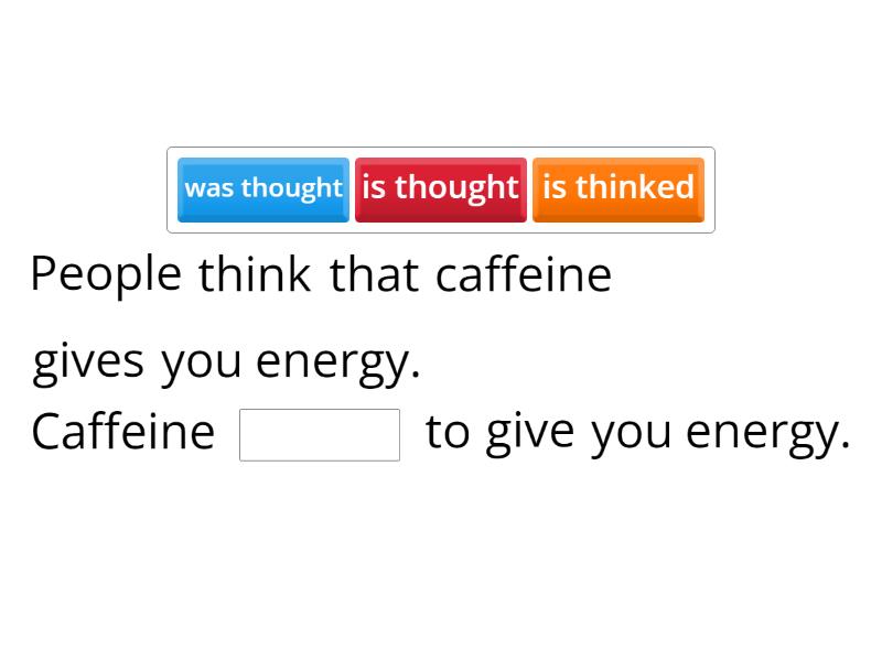 Passive report structures - Complete the sentence
