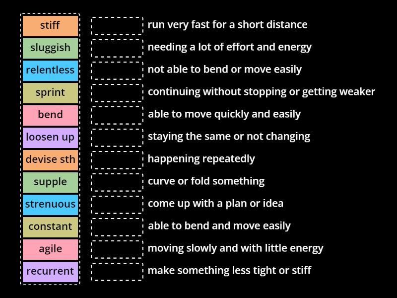 OWS physical exercise - Match up