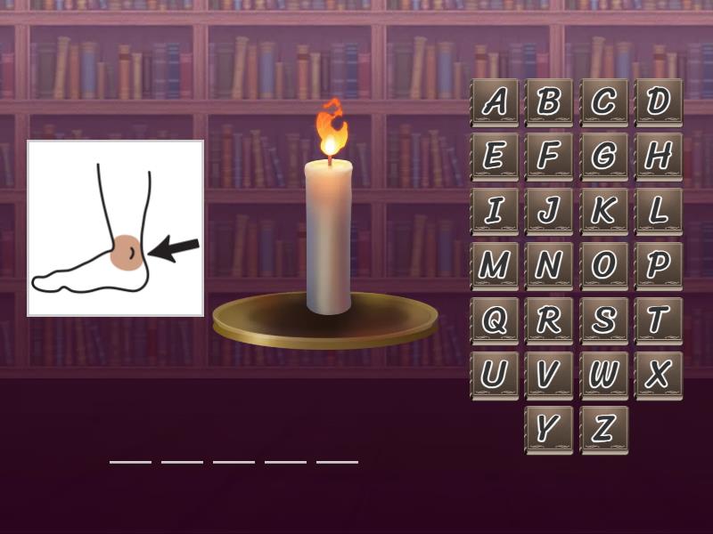 The Body Vocabulary Parts 1&2 - Hangman
