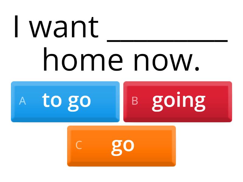 Headway A2 - U5 -Verb patterns - Quiz