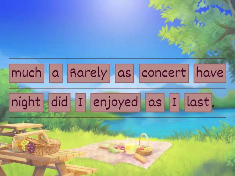 Emphatic structures 1 - Unjumble