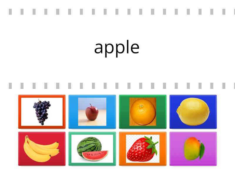 Fruit - Find the match