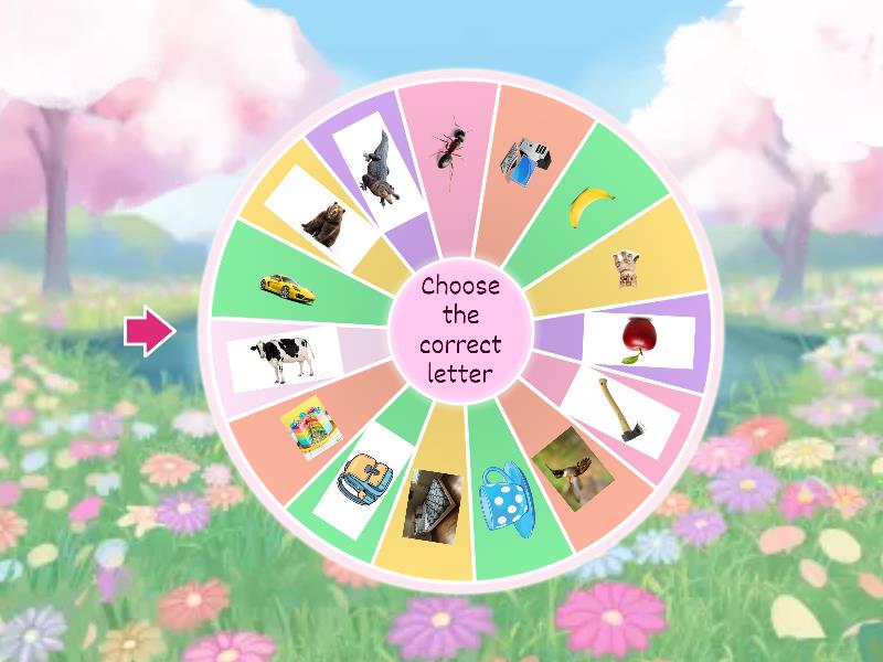 Alphabet ABC - Spin the wheel