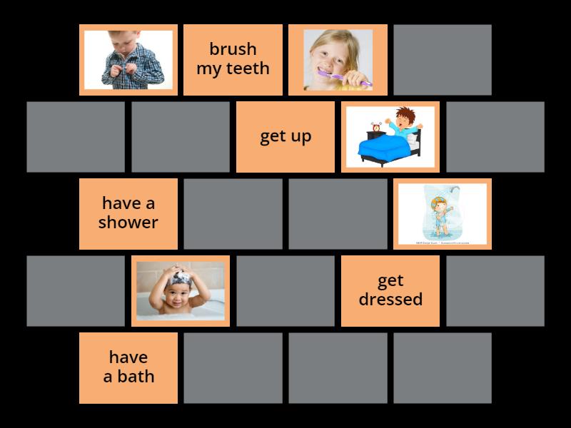 Daily routine - Matching pairs