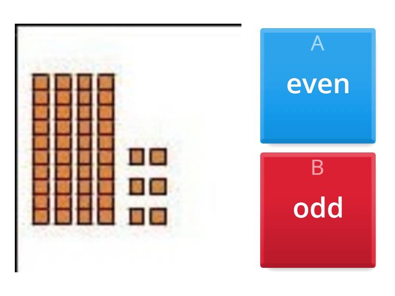 odd and even - Quiz