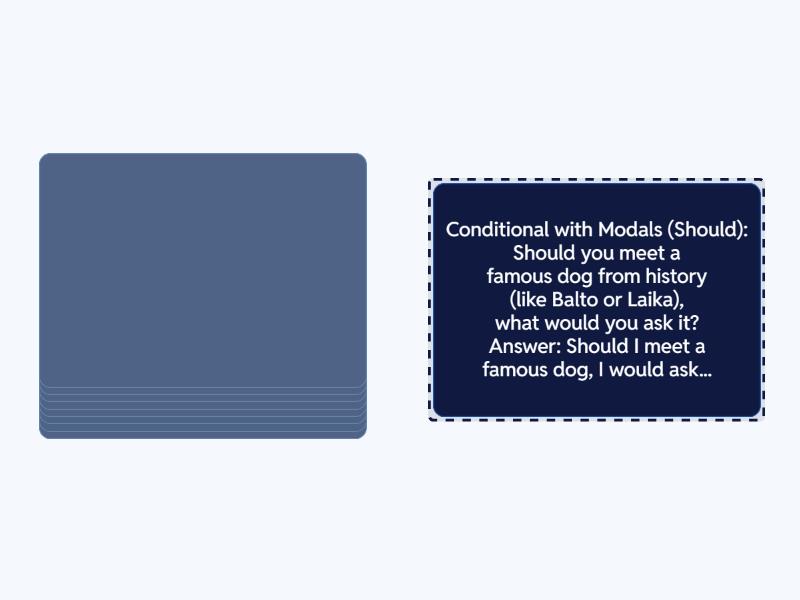A Brief History of Dogs Inverted Conditionals Questions - Случайные карты