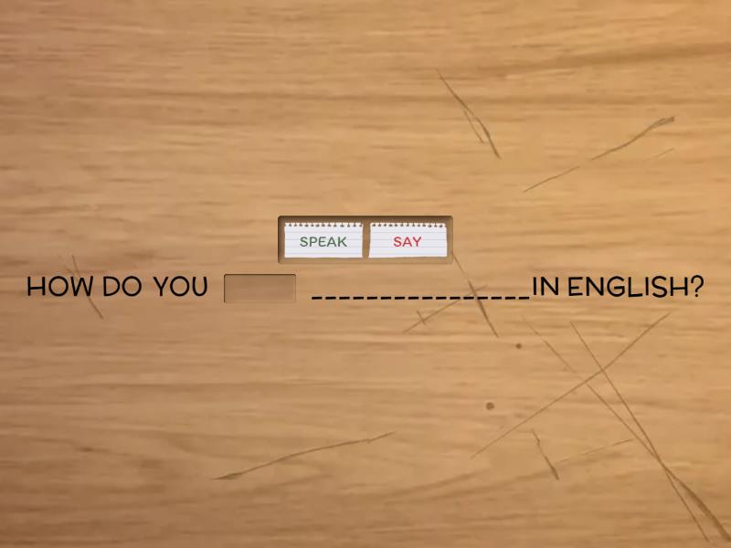 USEFUL EXPRESSIONS - 2024 - Complete the sentence