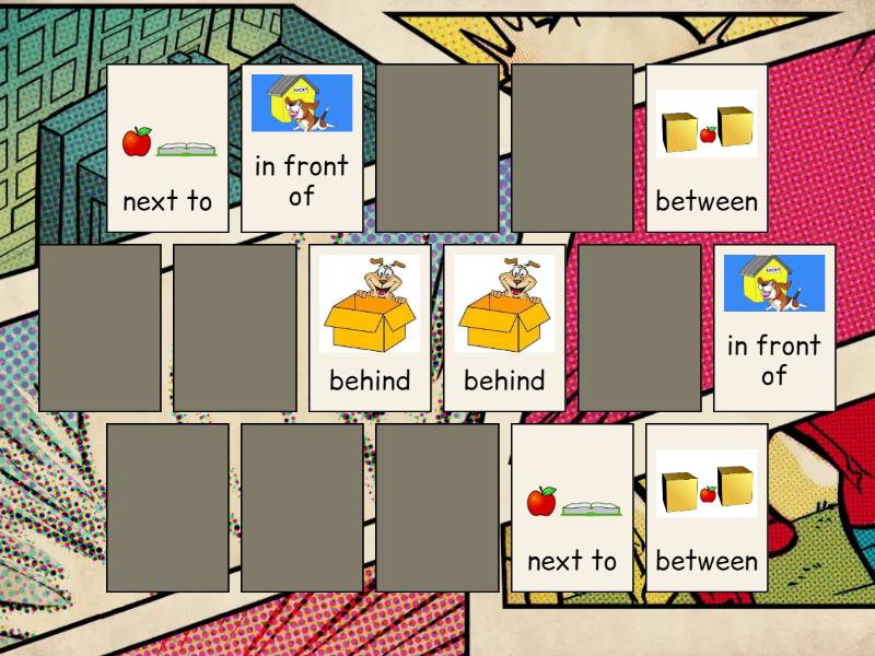 Preposition - Matching pairs