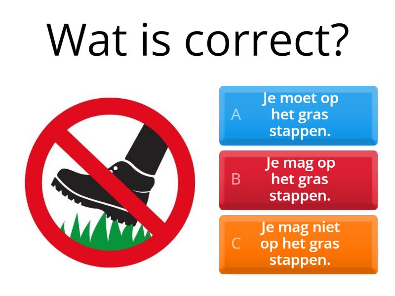 Moeten of (niet) mogen: wat is correct? - Quiz
