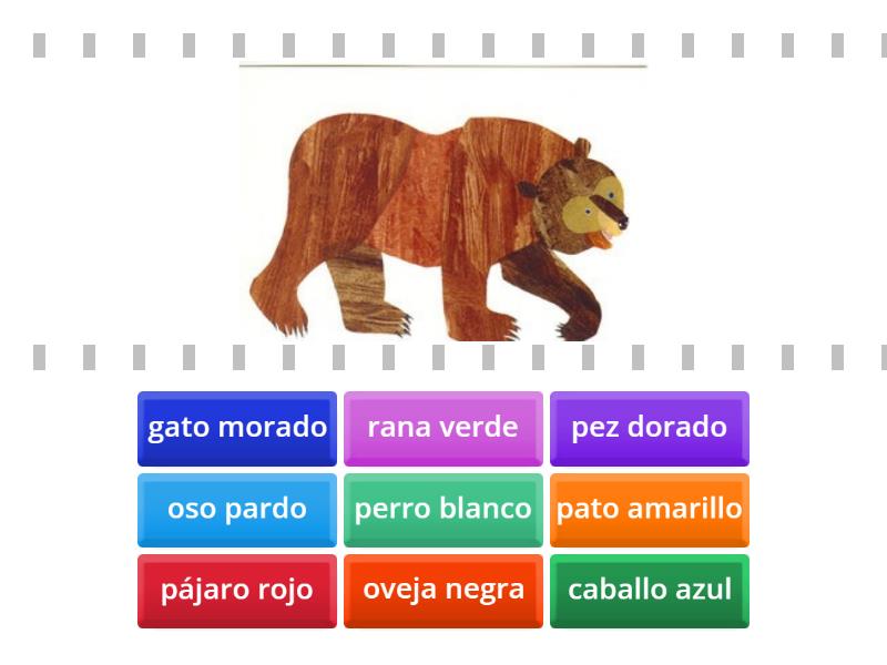 Oso pardo Airplane Matching - Find the match