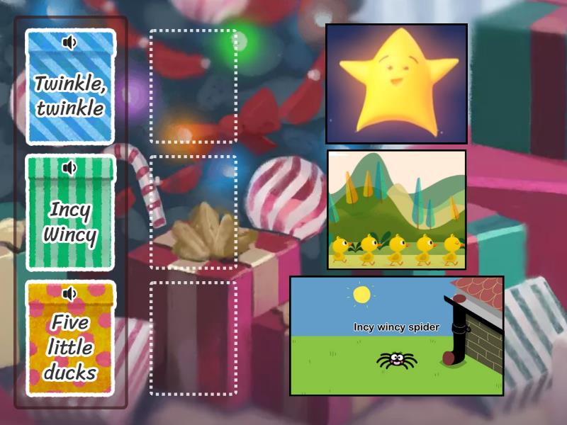 Nursery rhyme matching - Match up