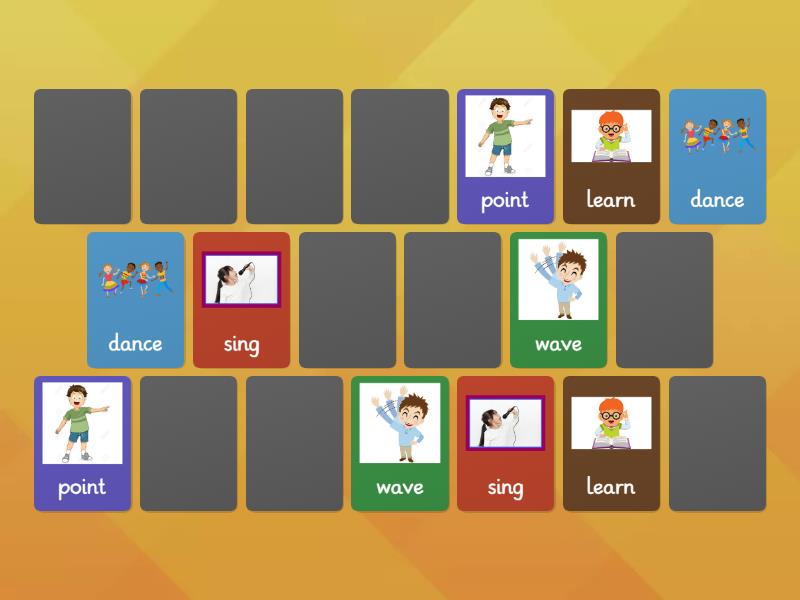 Action verbs - Parejas