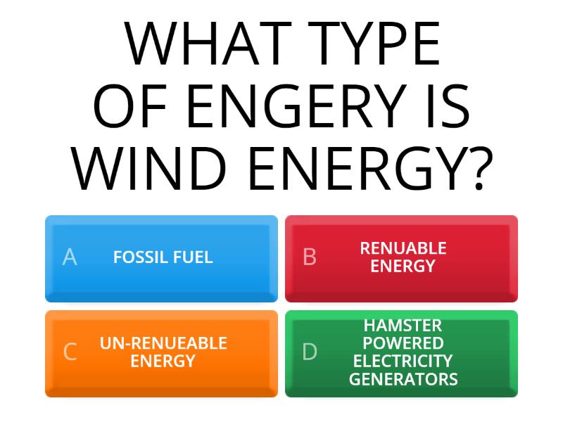 WIND ENERGY - Quiz