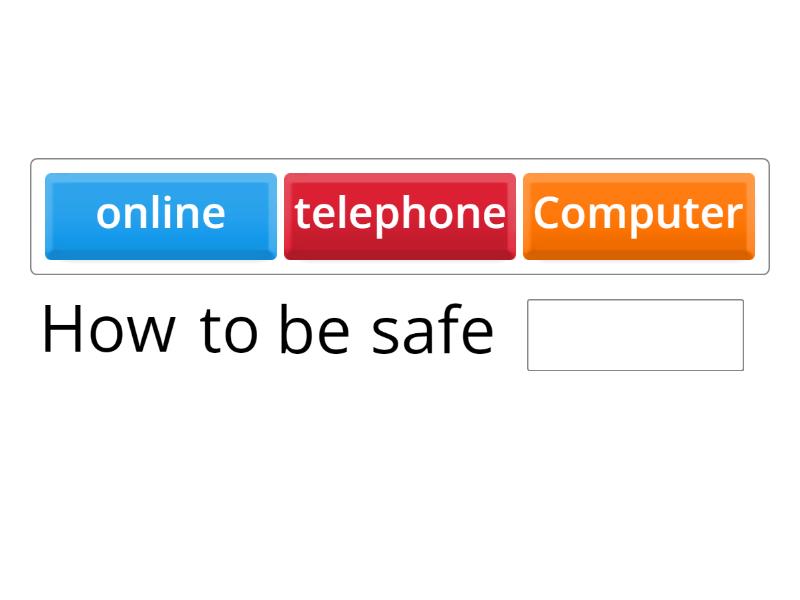 Safety online - Complete the sentence