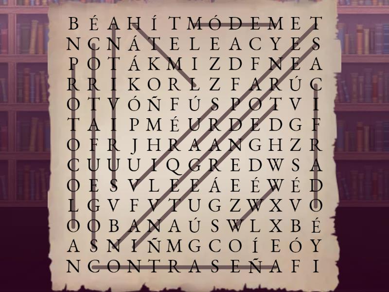 Sopa de letras internet y seguridad informatica - Wordsearch