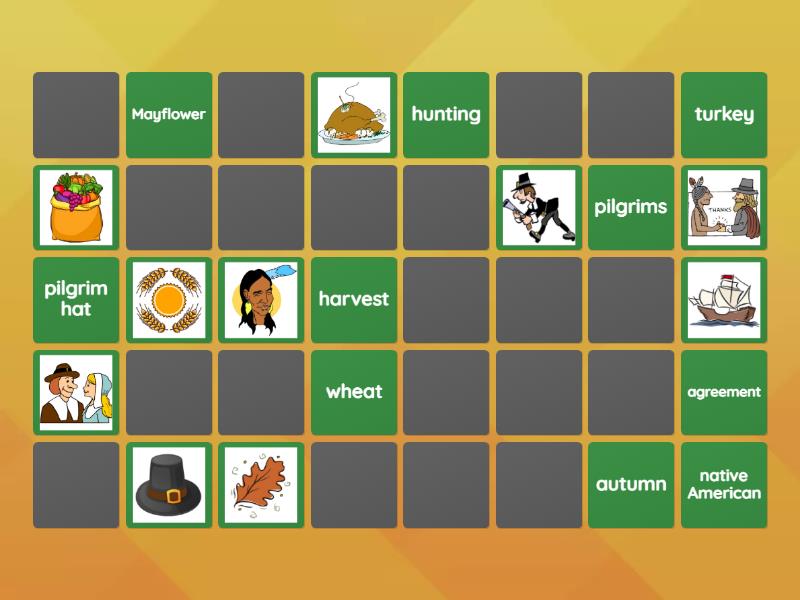 Thanksgiving - Matching pairs