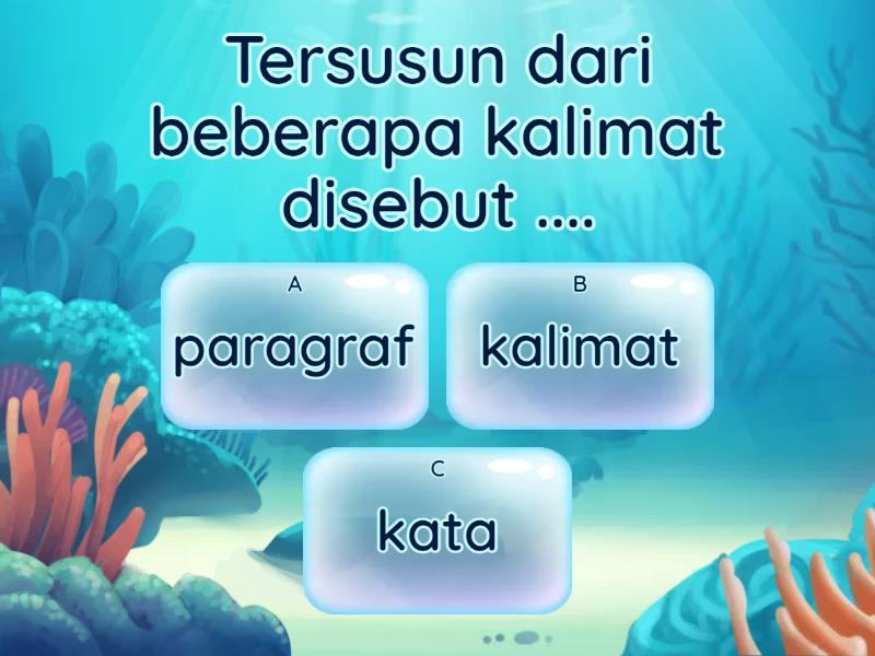 IDE POKOK DAN IDE PENDUKUNG - Quiz
