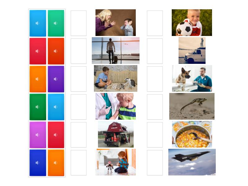 pictures Block 7 - Match up