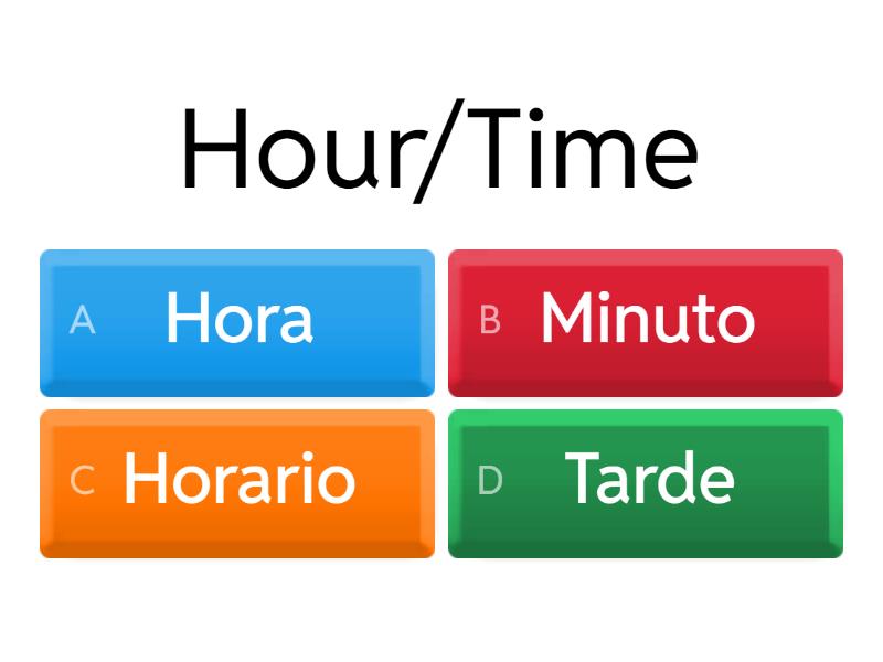 Spanish Time - Quiz