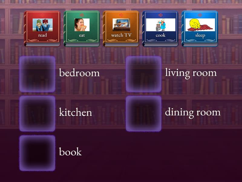 rooms activity - Match up