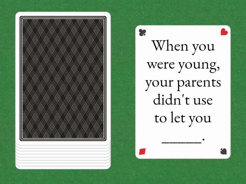 Extra Communicative 8A - Student A - Speaking cards