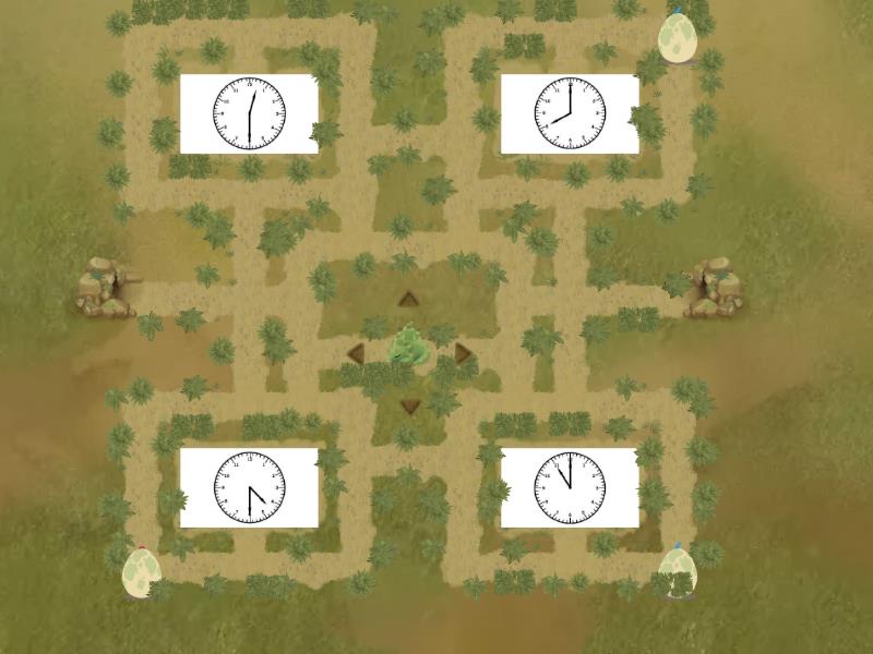 telling the time - Maze chase