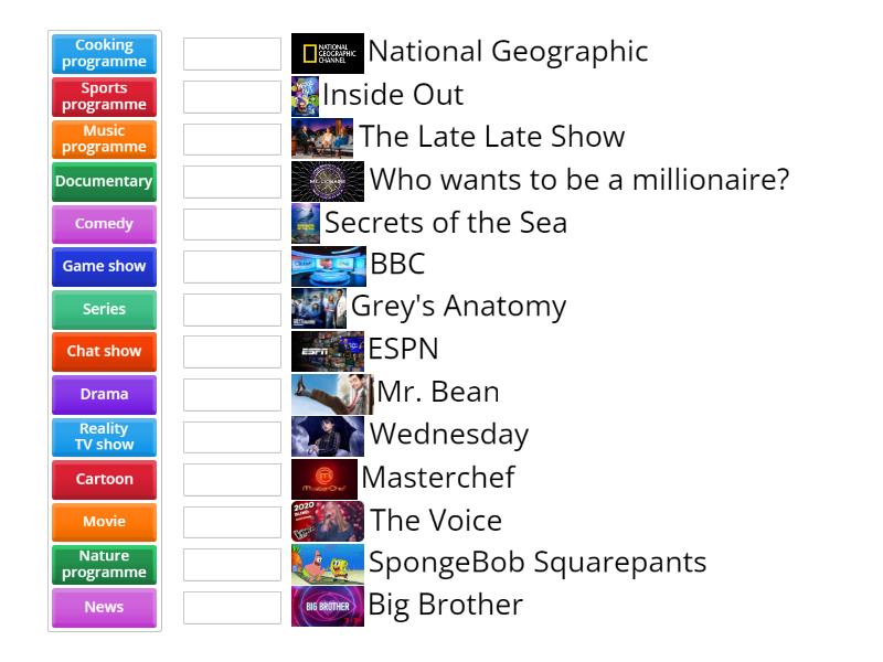 TV programmes - Une las parejas