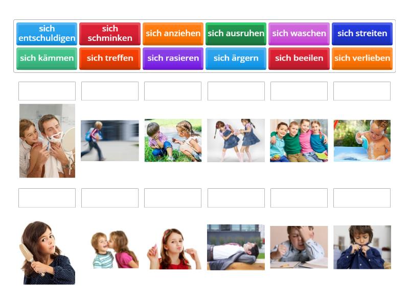 A2 Reflexive Verben 2024 Match Up
