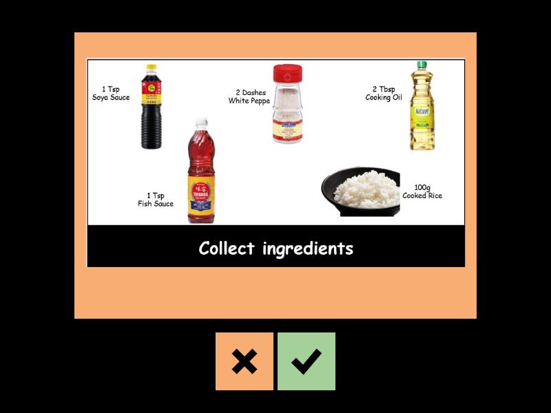 Kimchi Fried Rice - Flash cards