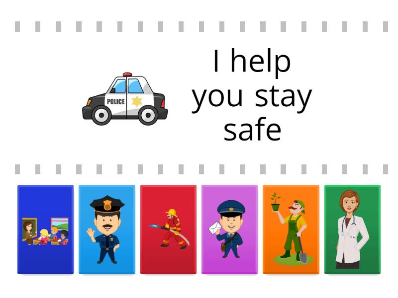 visual COMMUNITY HELPERS - Find the match