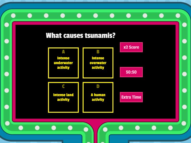 Tsunami - Gameshow quiz