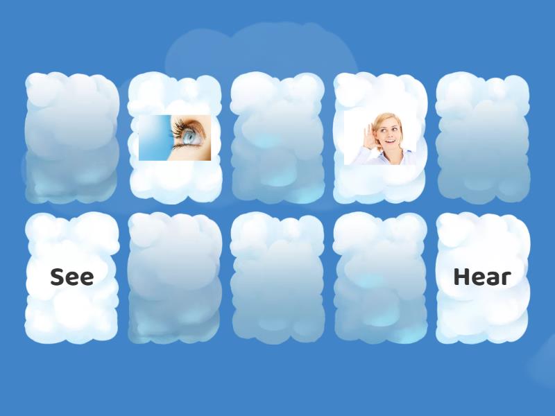 5 Senses Memory Matching Pairs