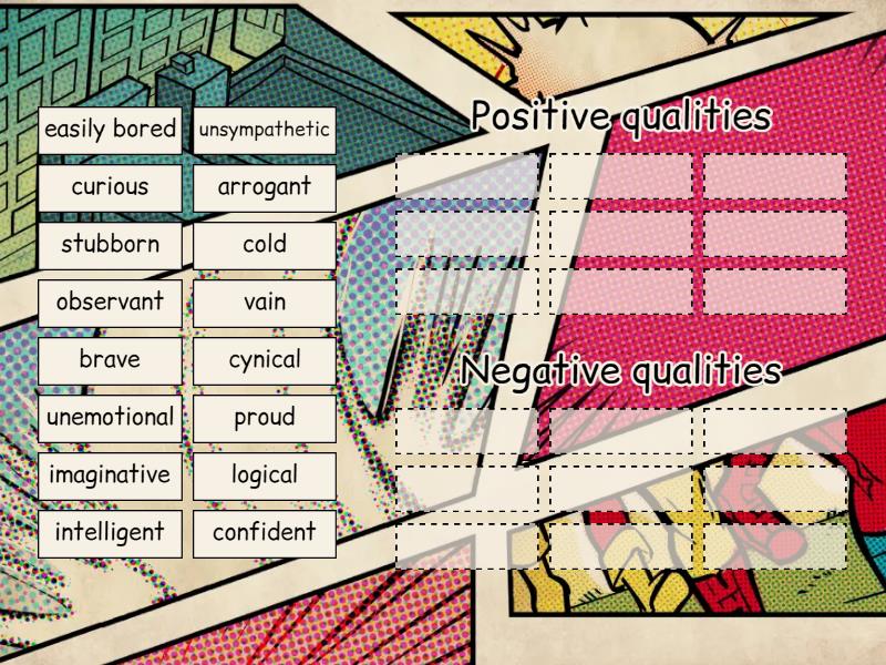 positive / negative - Group sort