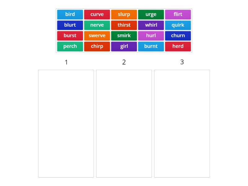 open sort -r controlled - Categorize