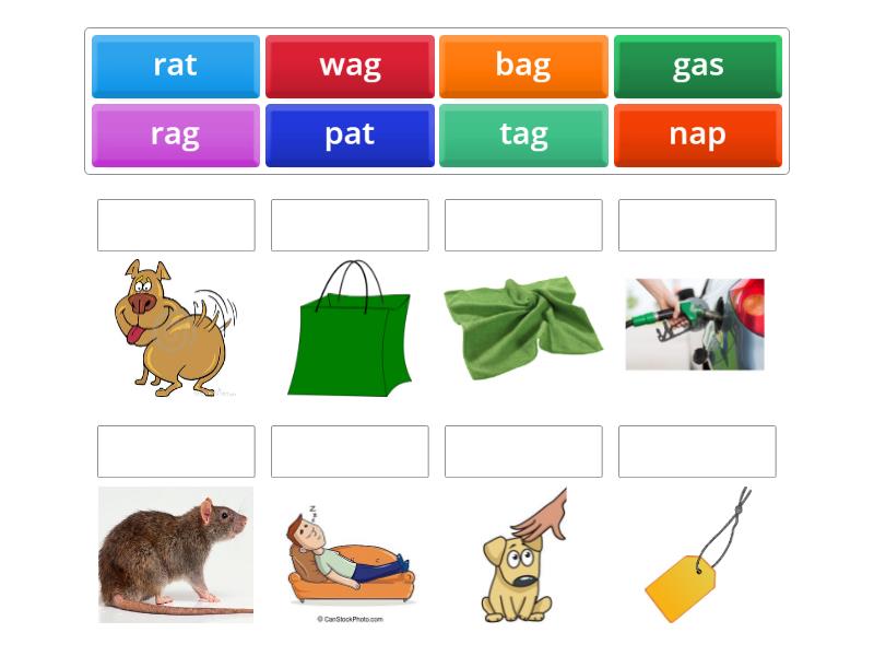 UFLI- Lesson 35a - Short vowel a - Match up