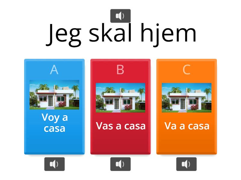 El verbo IR - Voy, vas, va, vamos, vais, van - Quiz