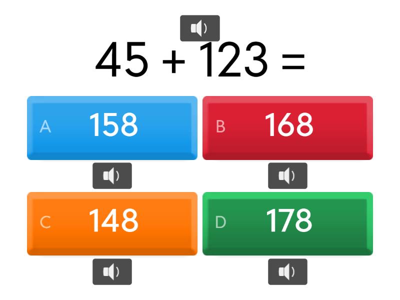 Adding Multi-Digit Numbers - Questionário