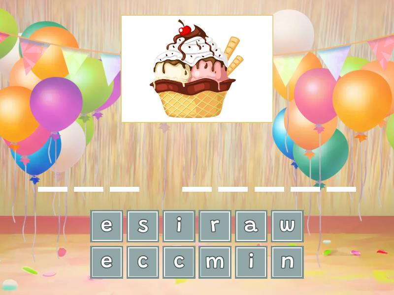 Rainbow 3_Unit 7_Vocabulary_ - Spell the word