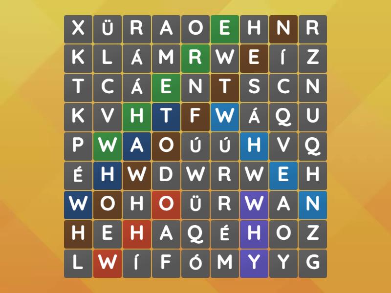Wh questions - Wordsearch