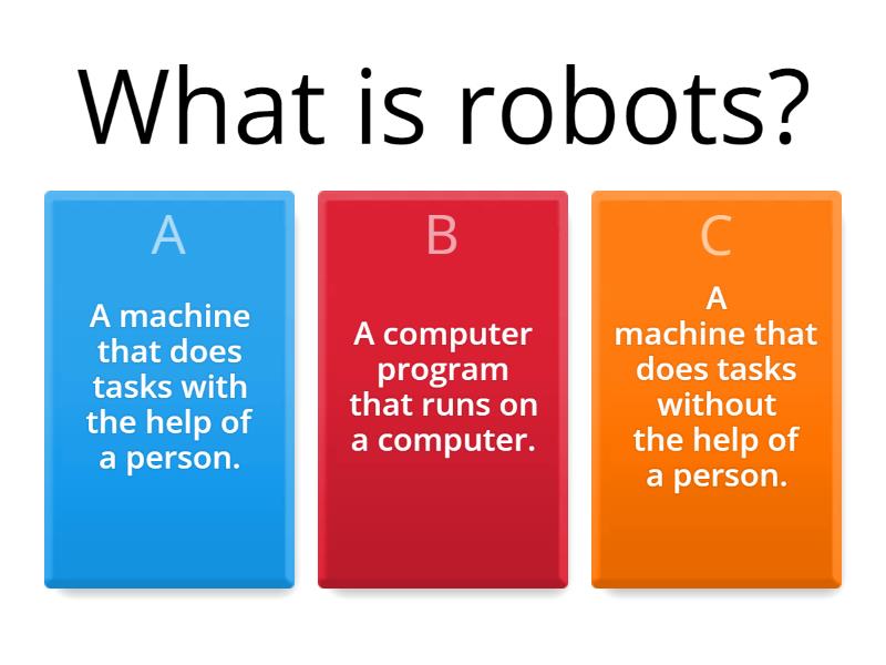 Robotics 1,2 &3 - Quiz