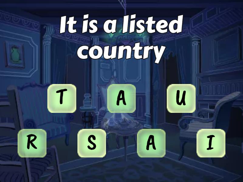 wordwall activity - Anagram