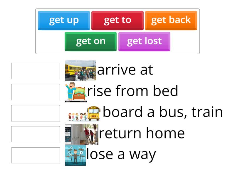 Prepare 3 Unit 7 get definition - Match up
