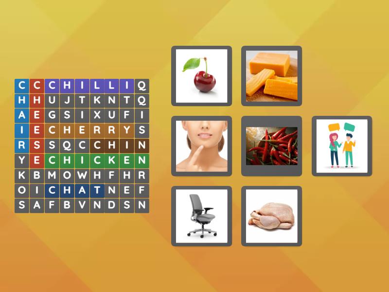 Phonics ch - - Wordsearch